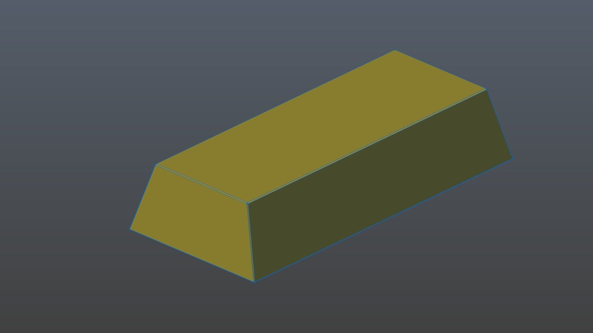 3D model Low poly gold bar VR / AR / low-poly | CGTrader
