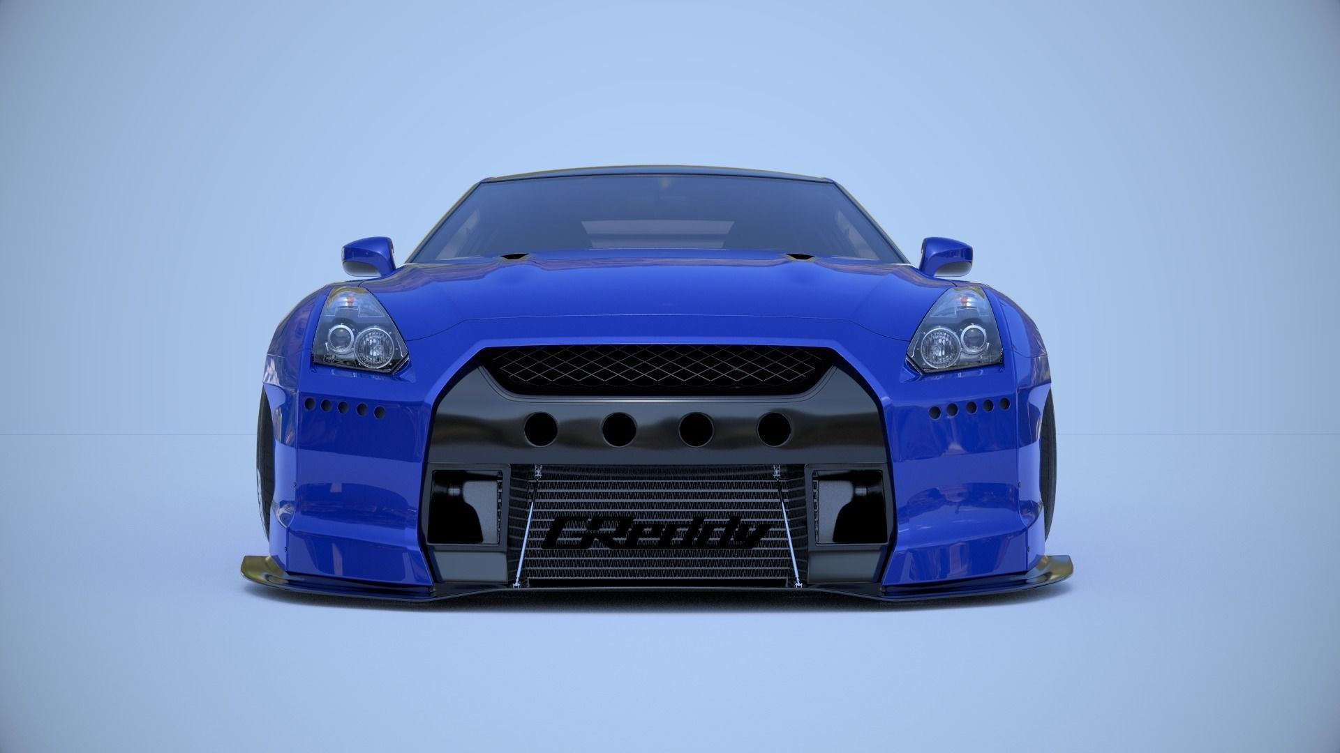 nissan GTR-R35 pandem 3D model | CGTrader