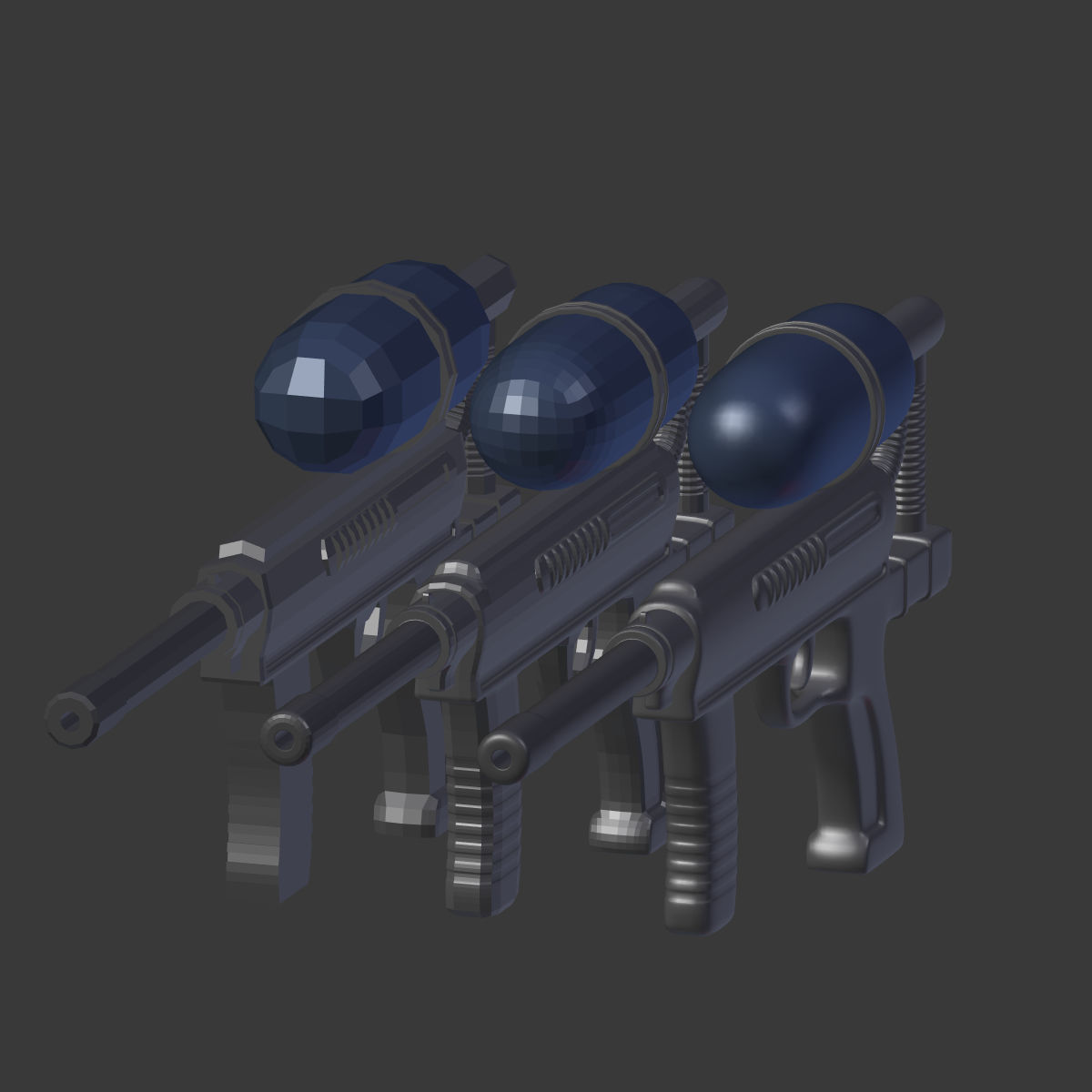 3D model Paint Ball Gun VR / AR / low-poly | CGTrader