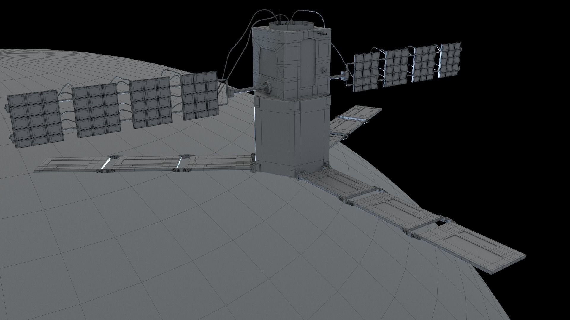 Satellite realistic free 3D model | CGTrader