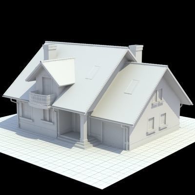 highly detailed single-family house 3D model | CGTrader