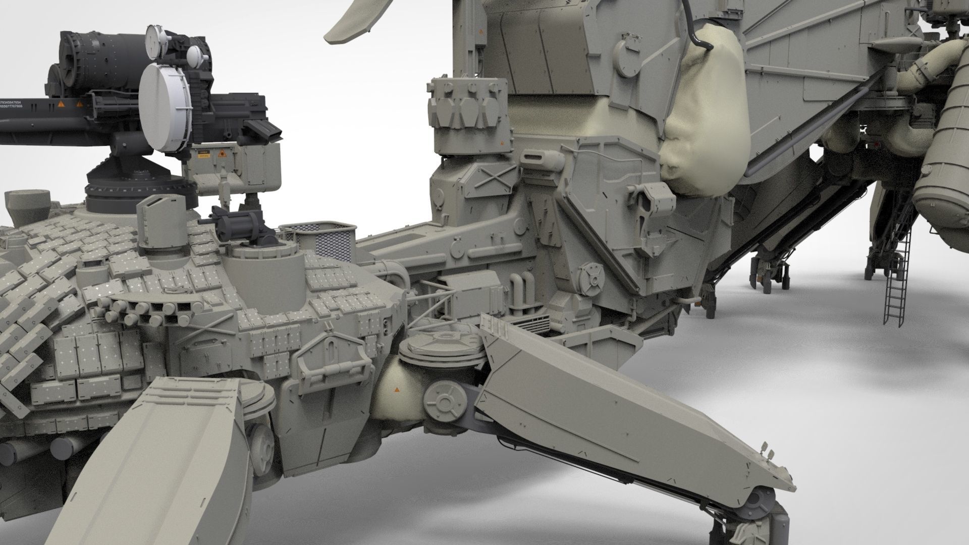 mobile missile launcher basement 3D model | CGTrader