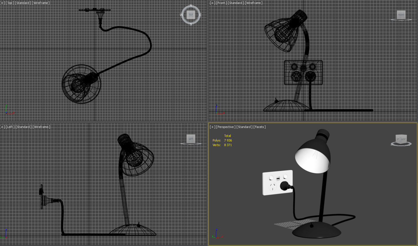 3D model Desk Lamp Lono VR / AR / low-poly | CGTrader