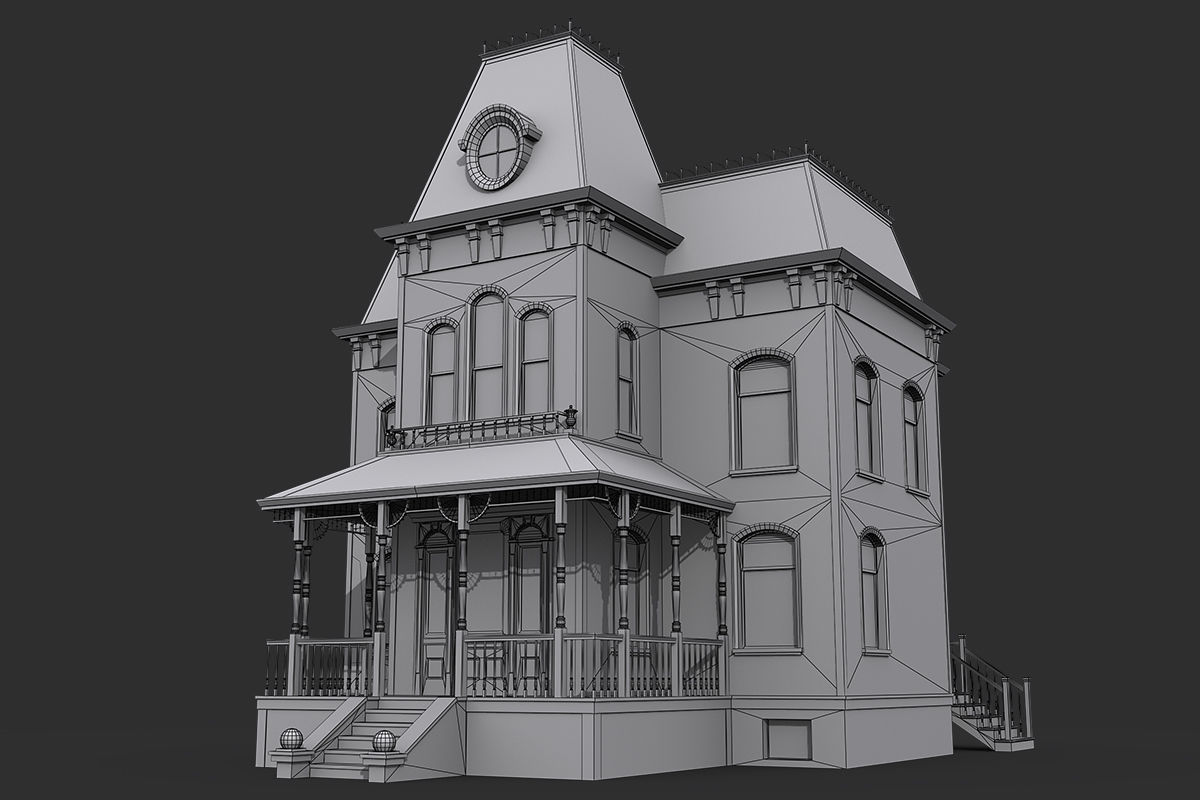 3D model Haunted House VR / AR / low-poly | CGTrader