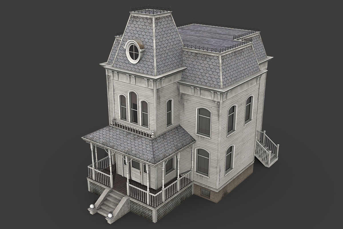 3D model Haunted House VR / AR / low-poly | CGTrader
