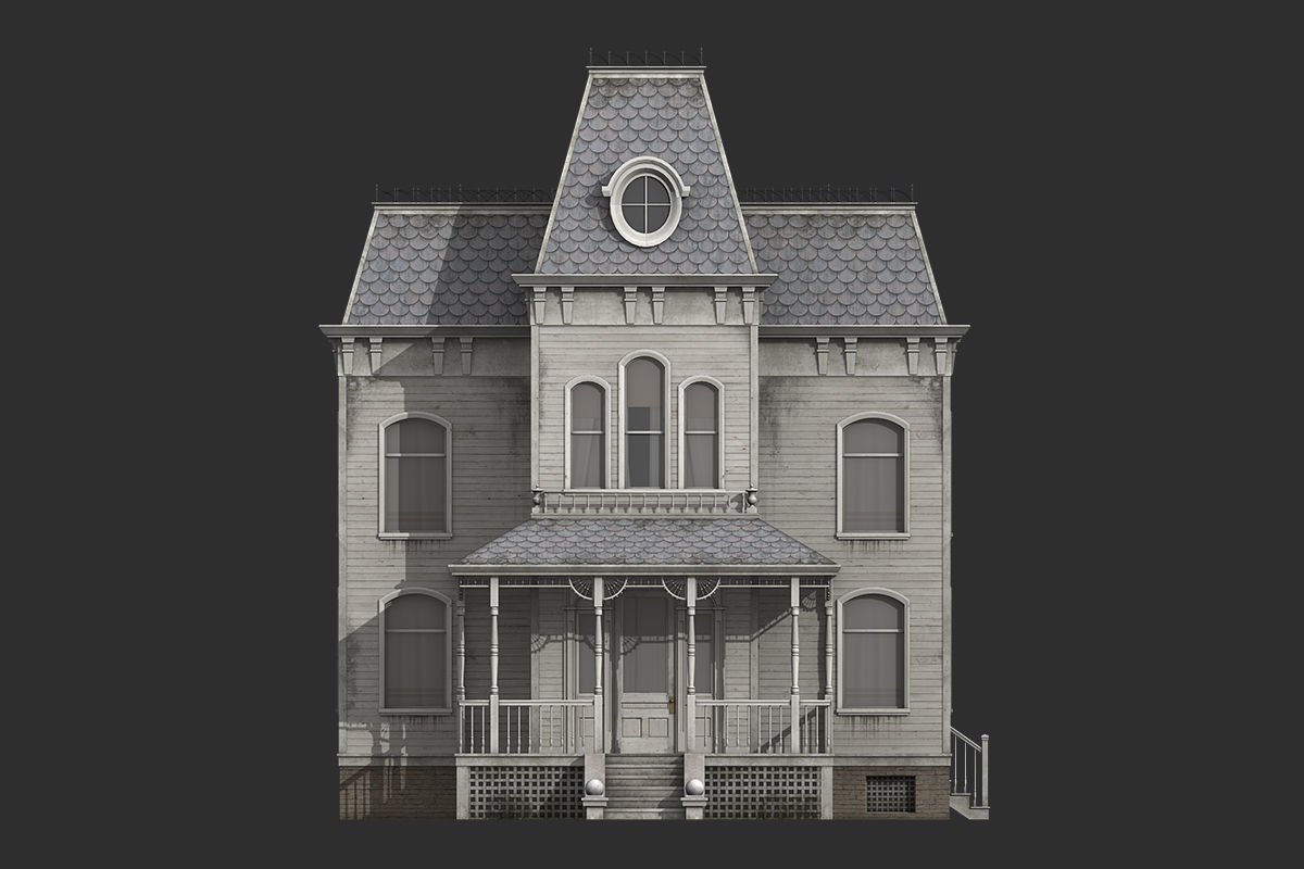 3D model Haunted House VR / AR / low-poly | CGTrader