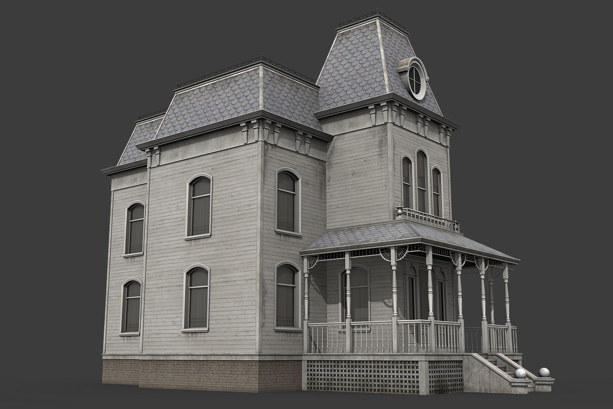 3D model Haunted House VR / AR / low-poly | CGTrader
