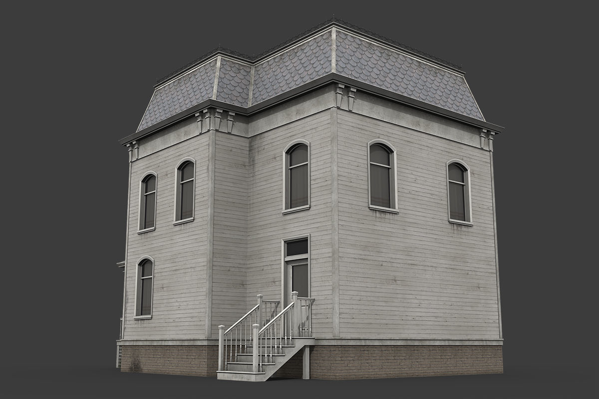 3D model Haunted House VR / AR / low-poly | CGTrader