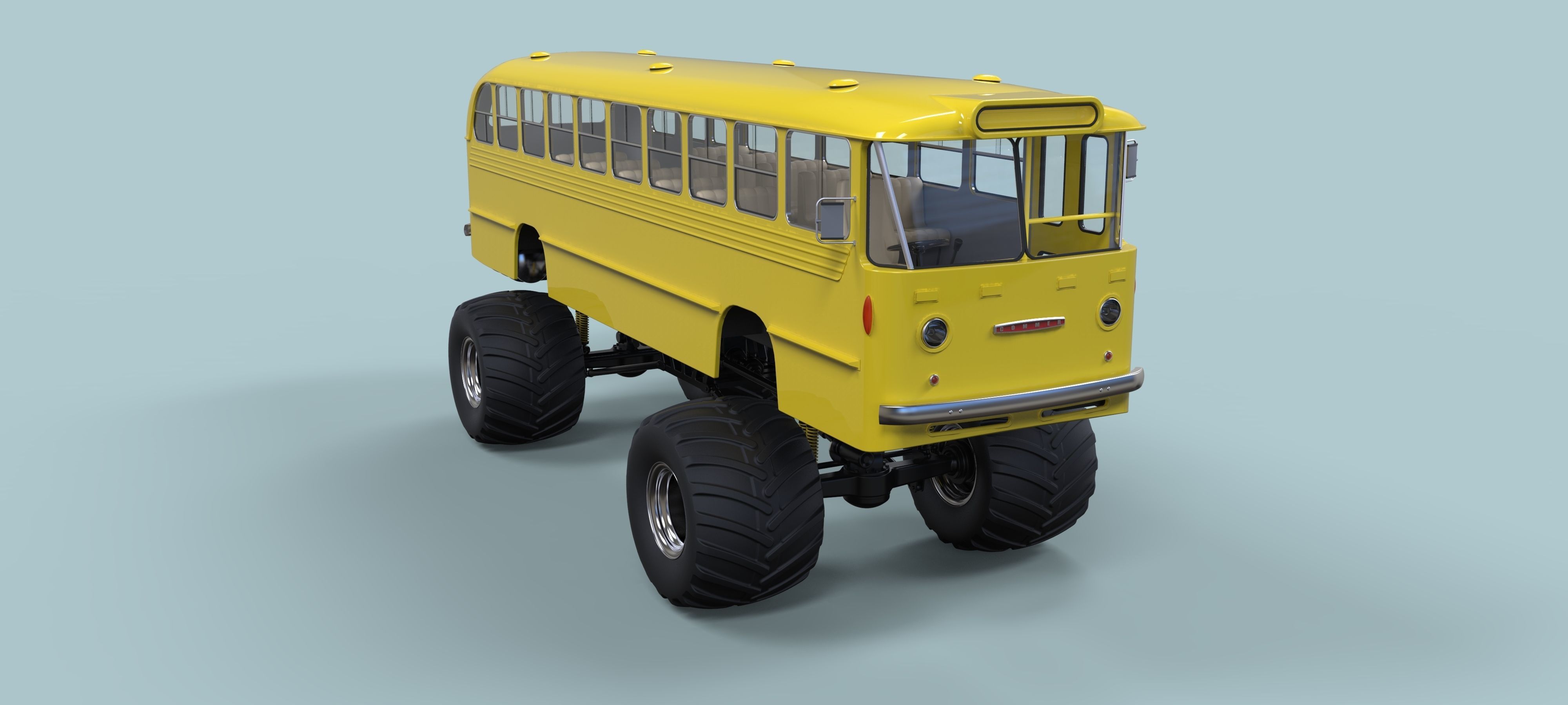 Monster Bus 3D model | CGTrader