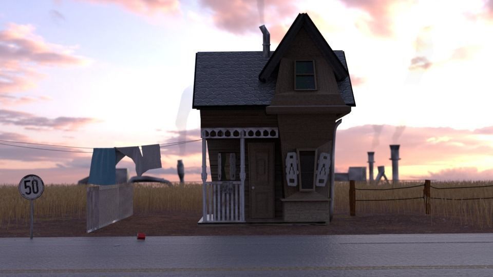 Cartoon House Style Animation Film 3D model animated | CGTrader