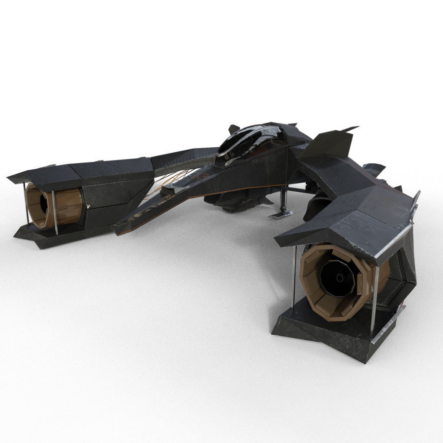 3D model Spaceship Airplane 3 VR / AR / low-poly | CGTrader