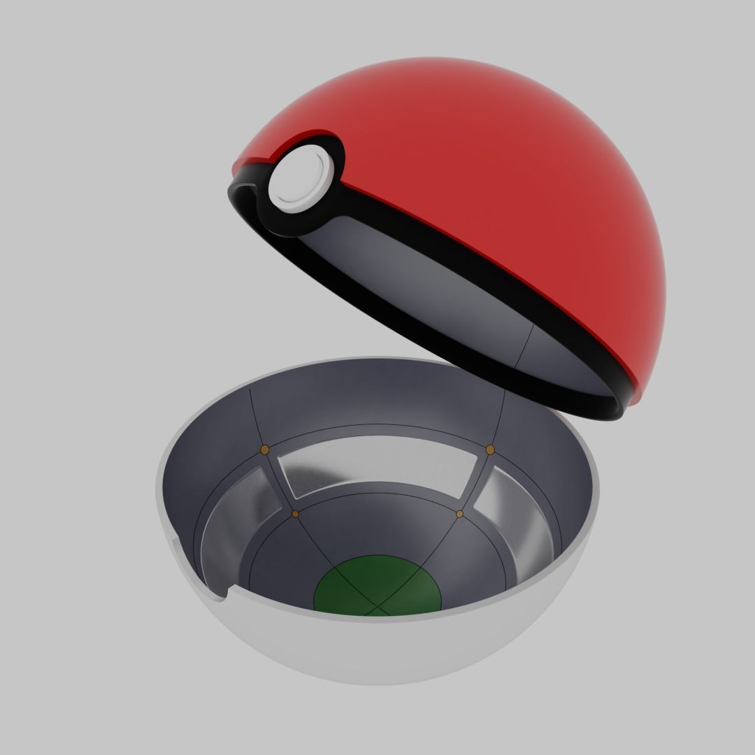 3D model Poke ball original VR / AR / low-poly | CGTrader