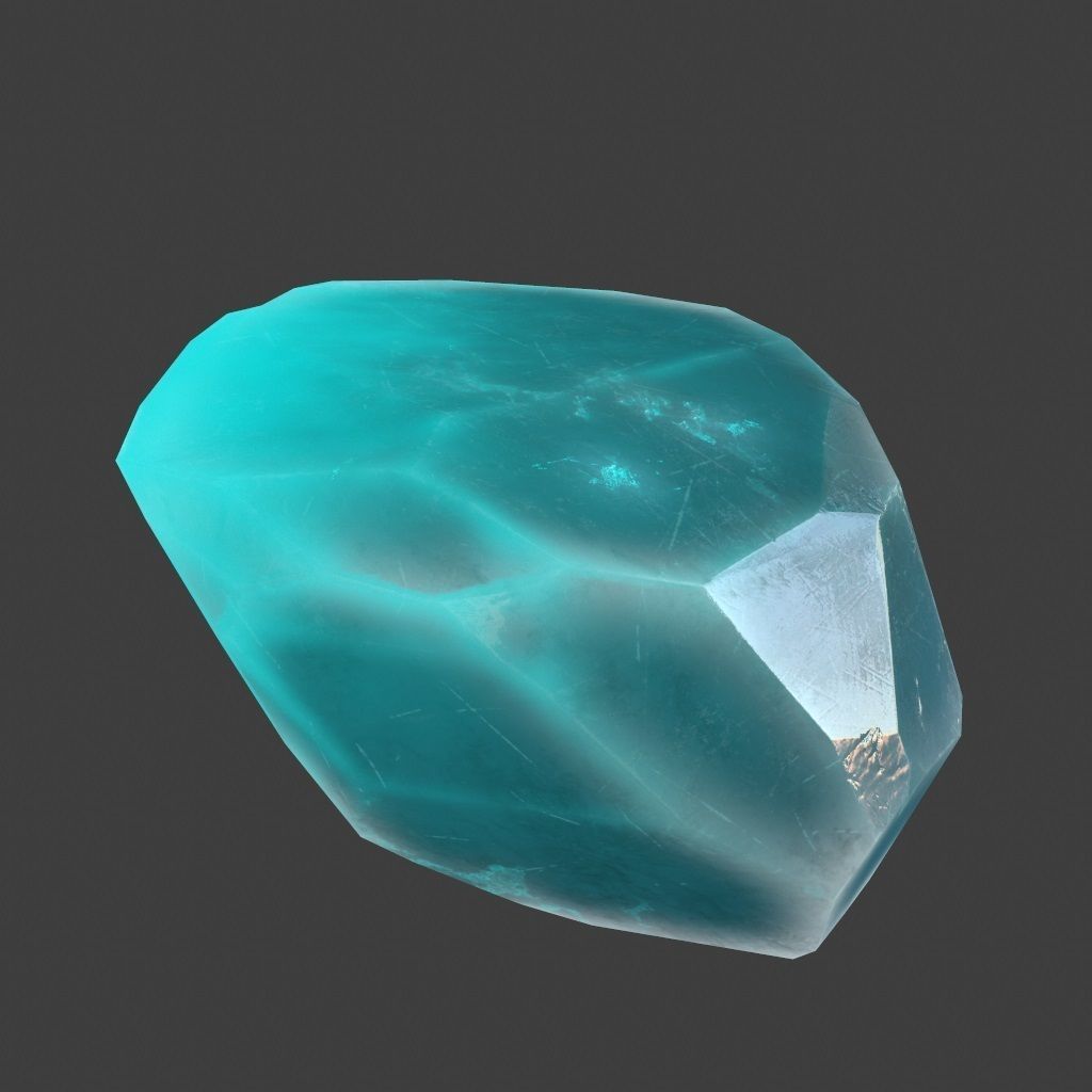 3D model crystal stone VR / AR / low-poly | CGTrader