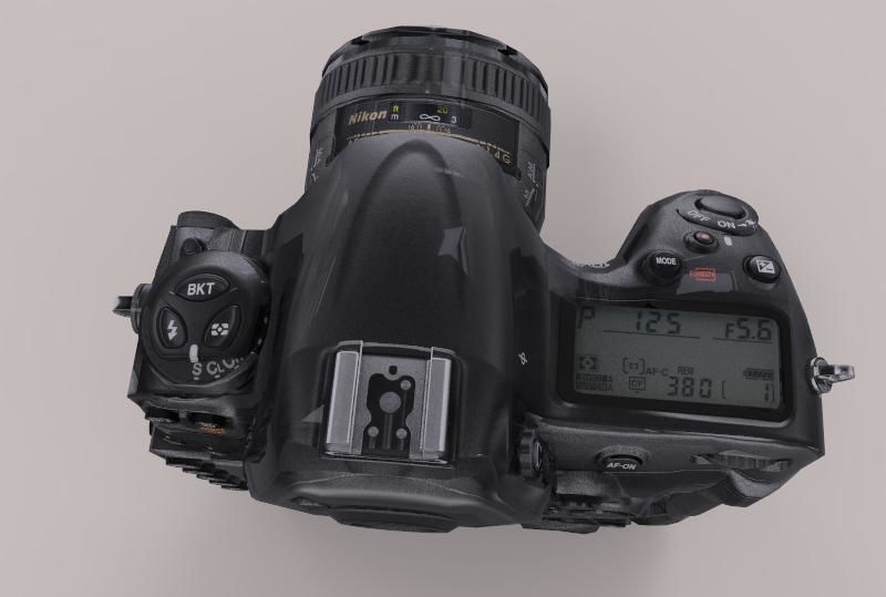 Nikon D4 3D model | CGTrader