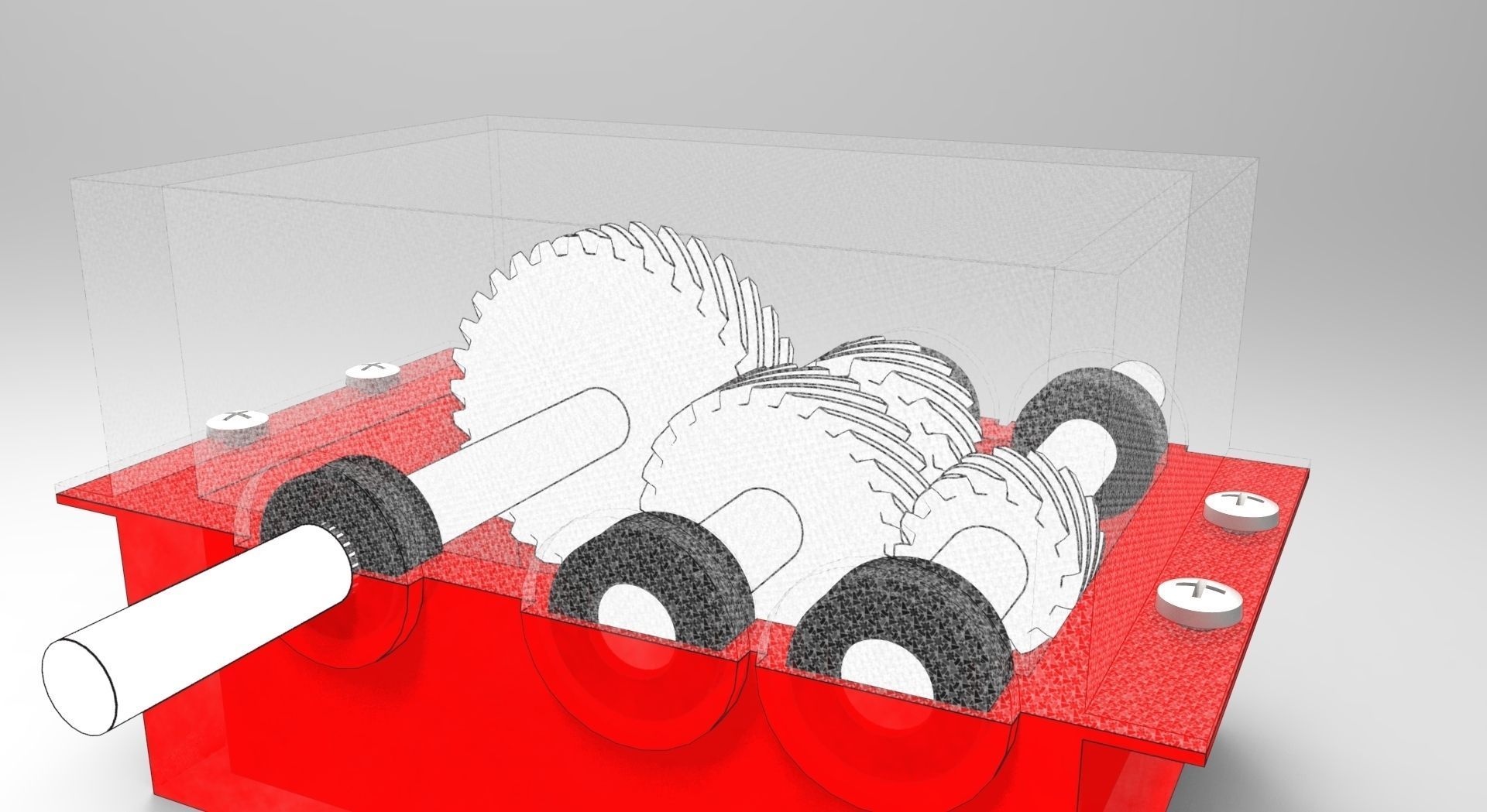 gear box free 3D model | CGTrader