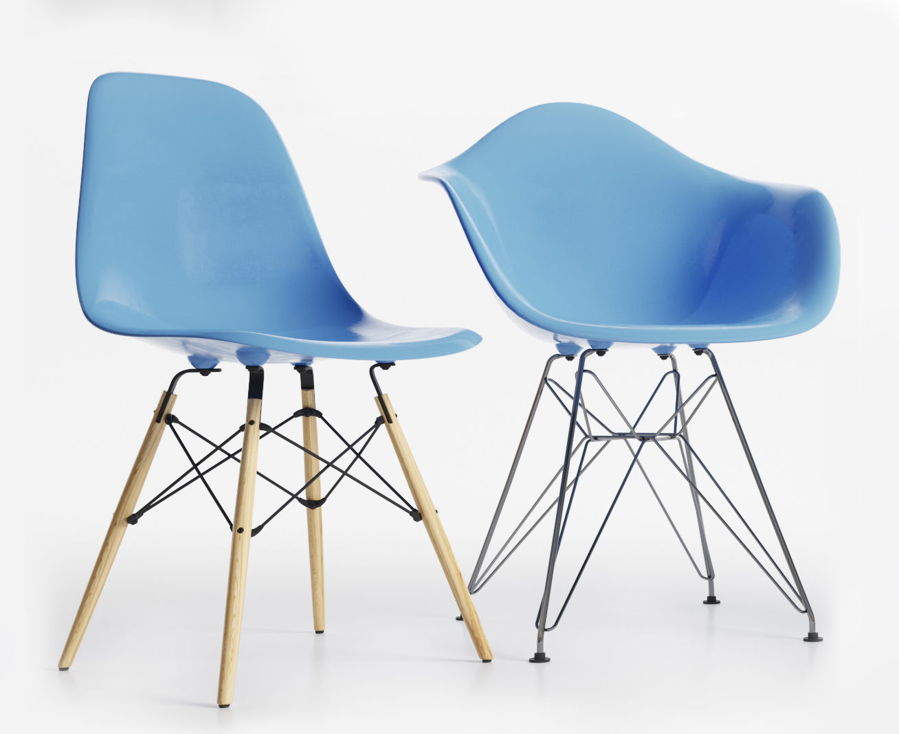 Eames Plastic Side Chairs 3D model | CGTrader