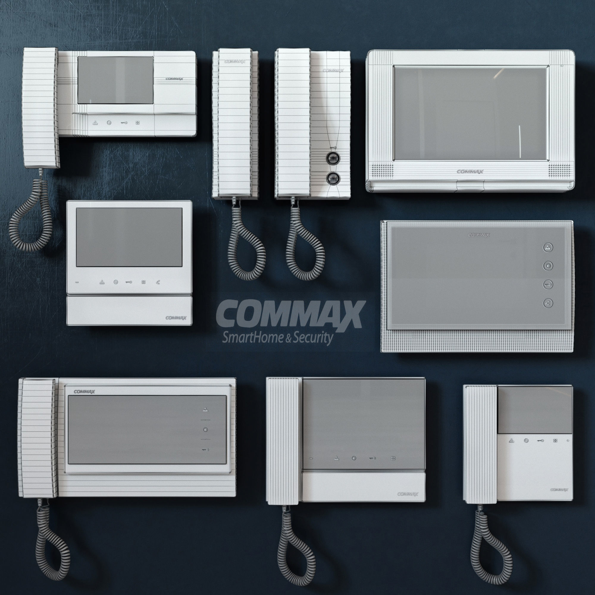 Intercom Commax 3D model | CGTrader