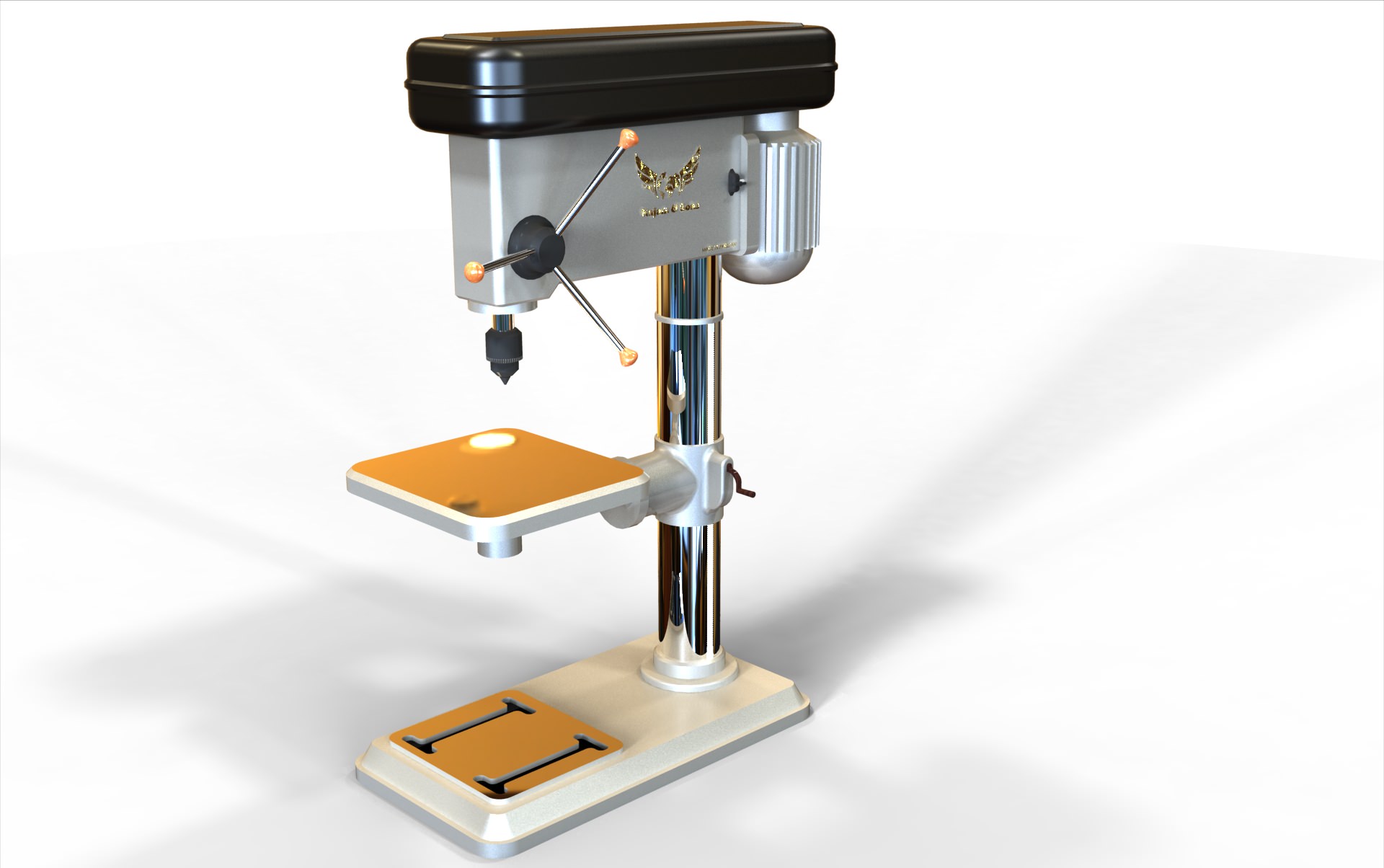 Drill Machine 8833 3D model | CGTrader