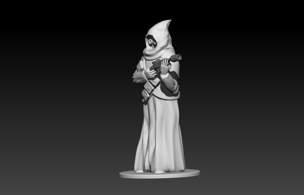 The Jawa figure 3D model 3D printable | CGTrader