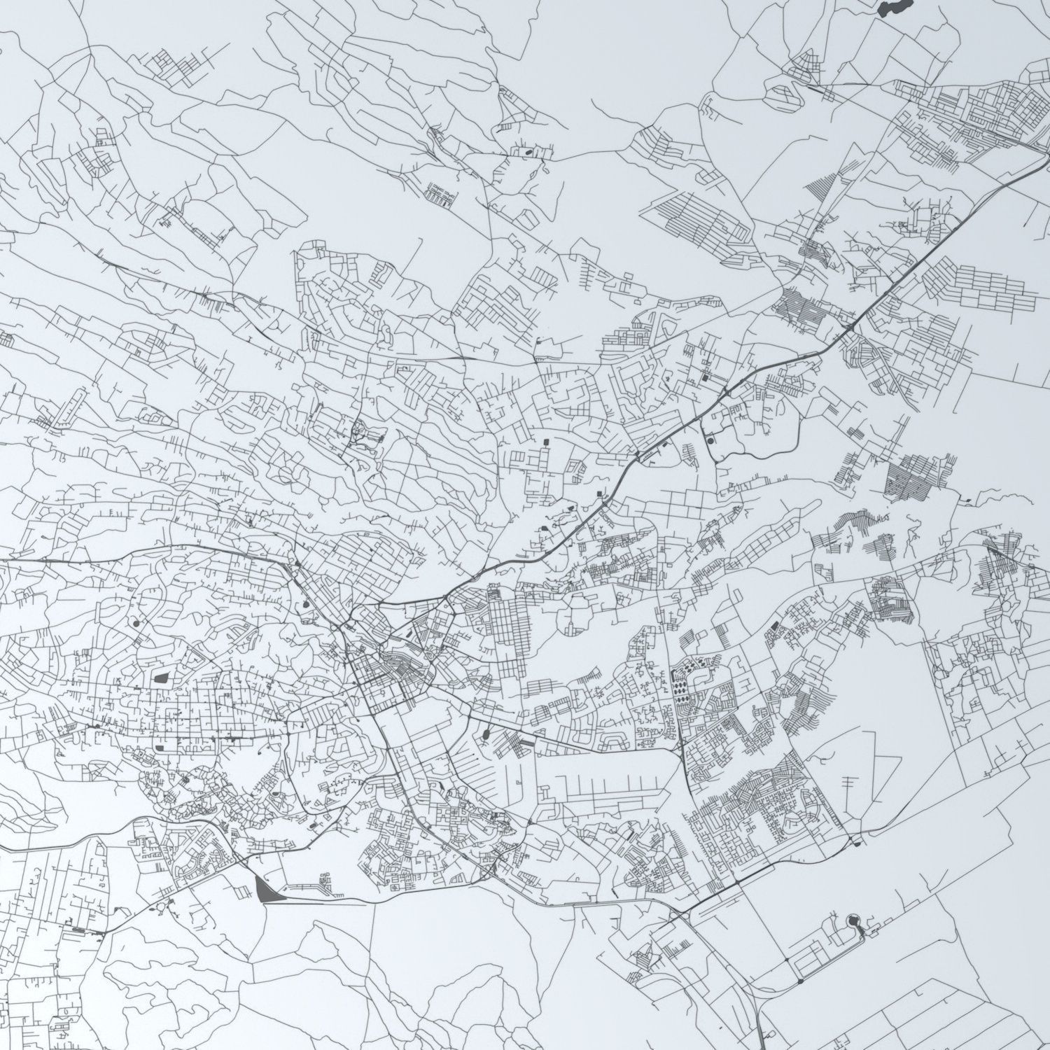 Nairobi Road Network and Streets 3D model | CGTrader