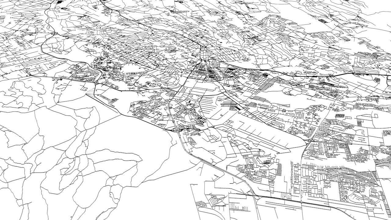 Nairobi Road Network and Streets 3D model | CGTrader