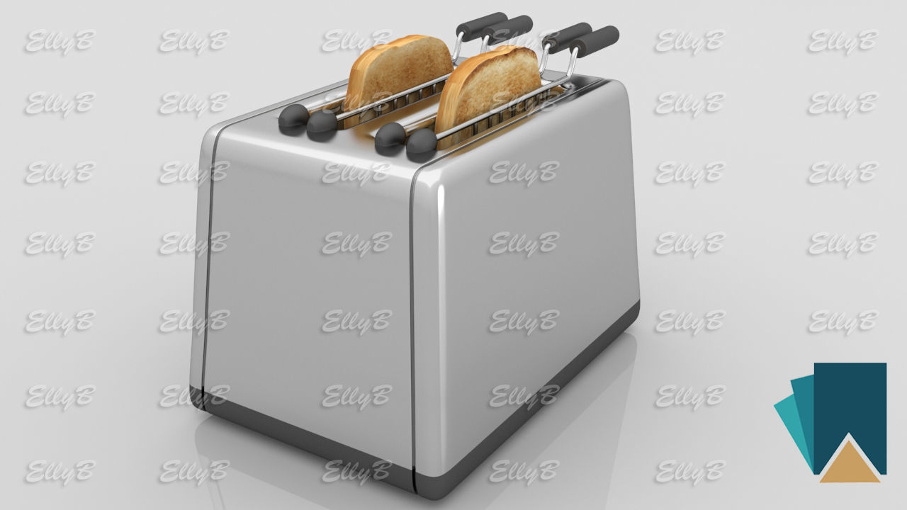 Bread Toaster 3D model | CGTrader