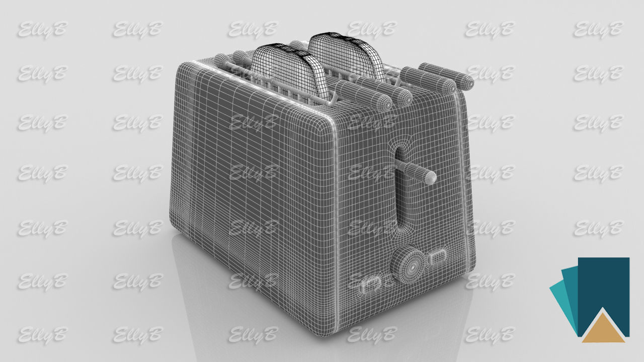 Bread Toaster 3D model | CGTrader