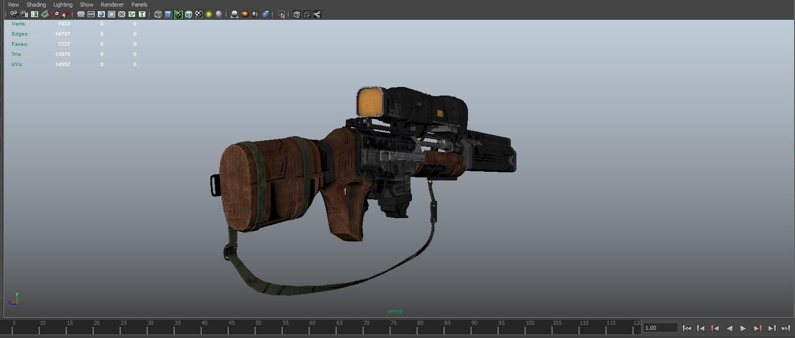 3D model Maverick Gun VR / AR / low-poly | CGTrader