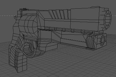 3D model Low Poly Python Pistol VR / AR / low-poly | CGTrader