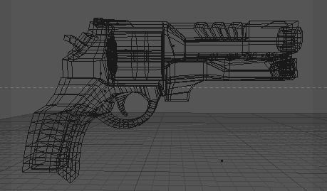 3D model Low Poly Python Pistol VR / AR / low-poly | CGTrader
