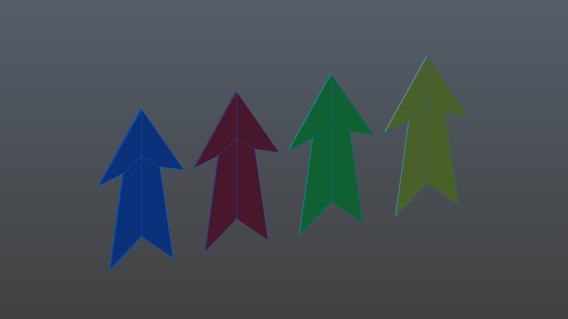 3D model Low poly arrow 1 VR / AR / low-poly | CGTrader