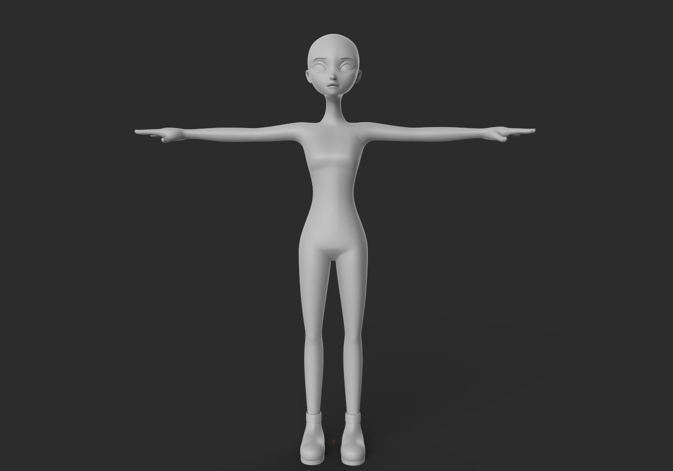 3D Girl Base Mesh Model 3D model | CGTrader