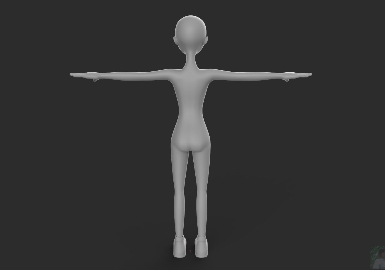 3D Girl Base Mesh Model 3D model | CGTrader