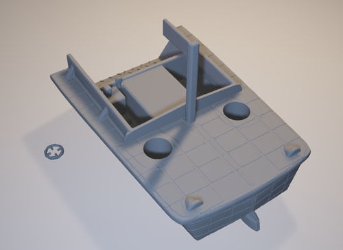 US landingcraft -stl file- 3D model 3D printable | CGTrader