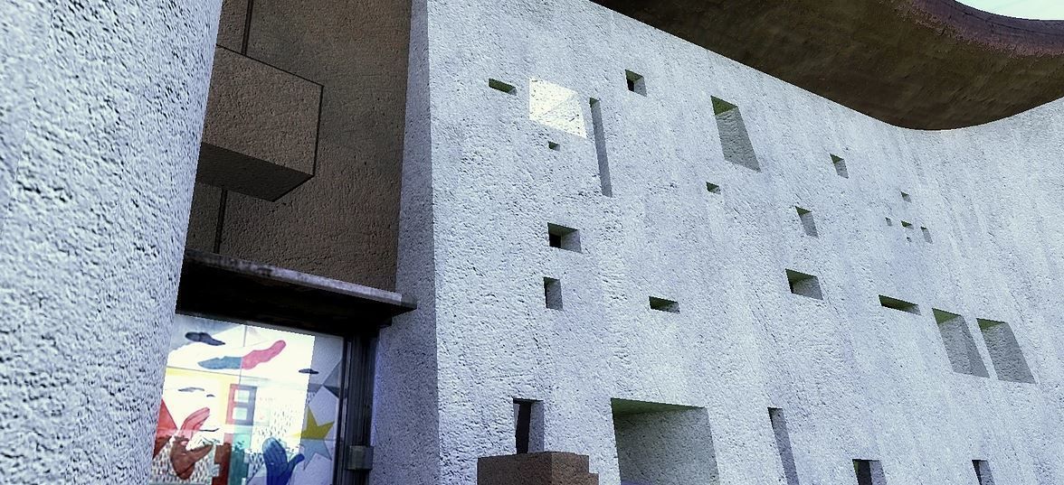 Capilla de Ronchamp 3D model | CGTrader