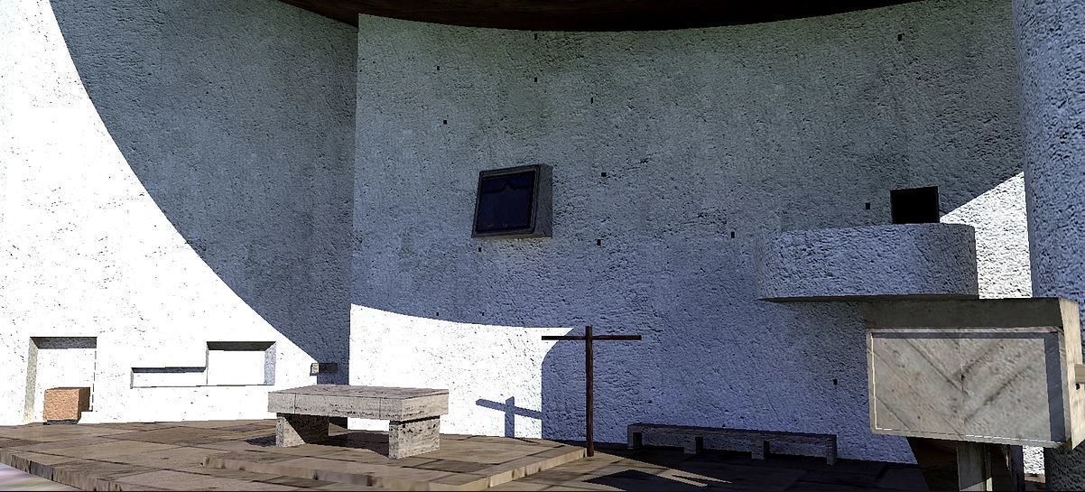Capilla de Ronchamp 3D model | CGTrader