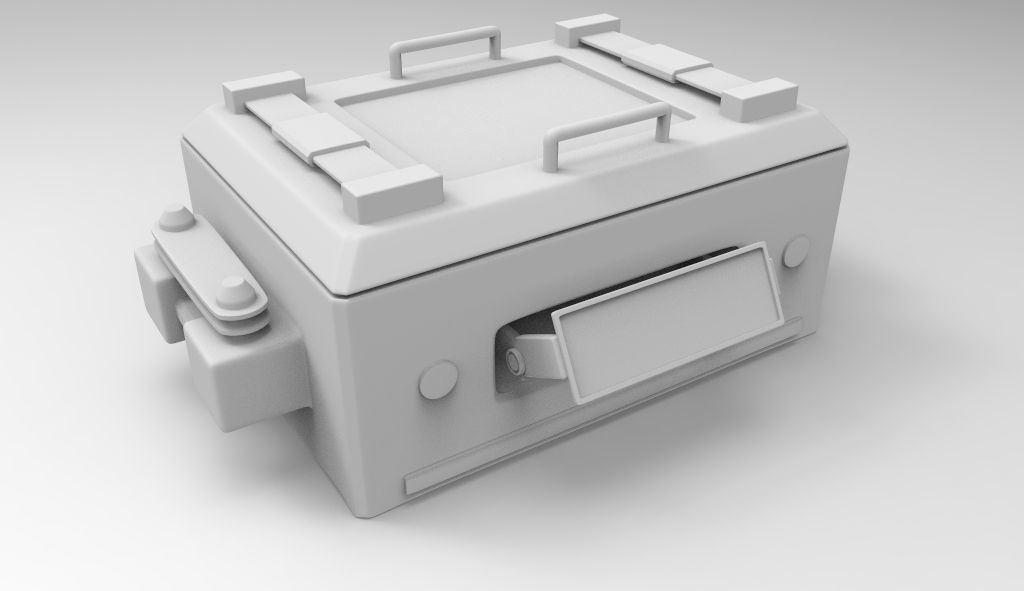 weapon case fingerprint free 3D model | CGTrader