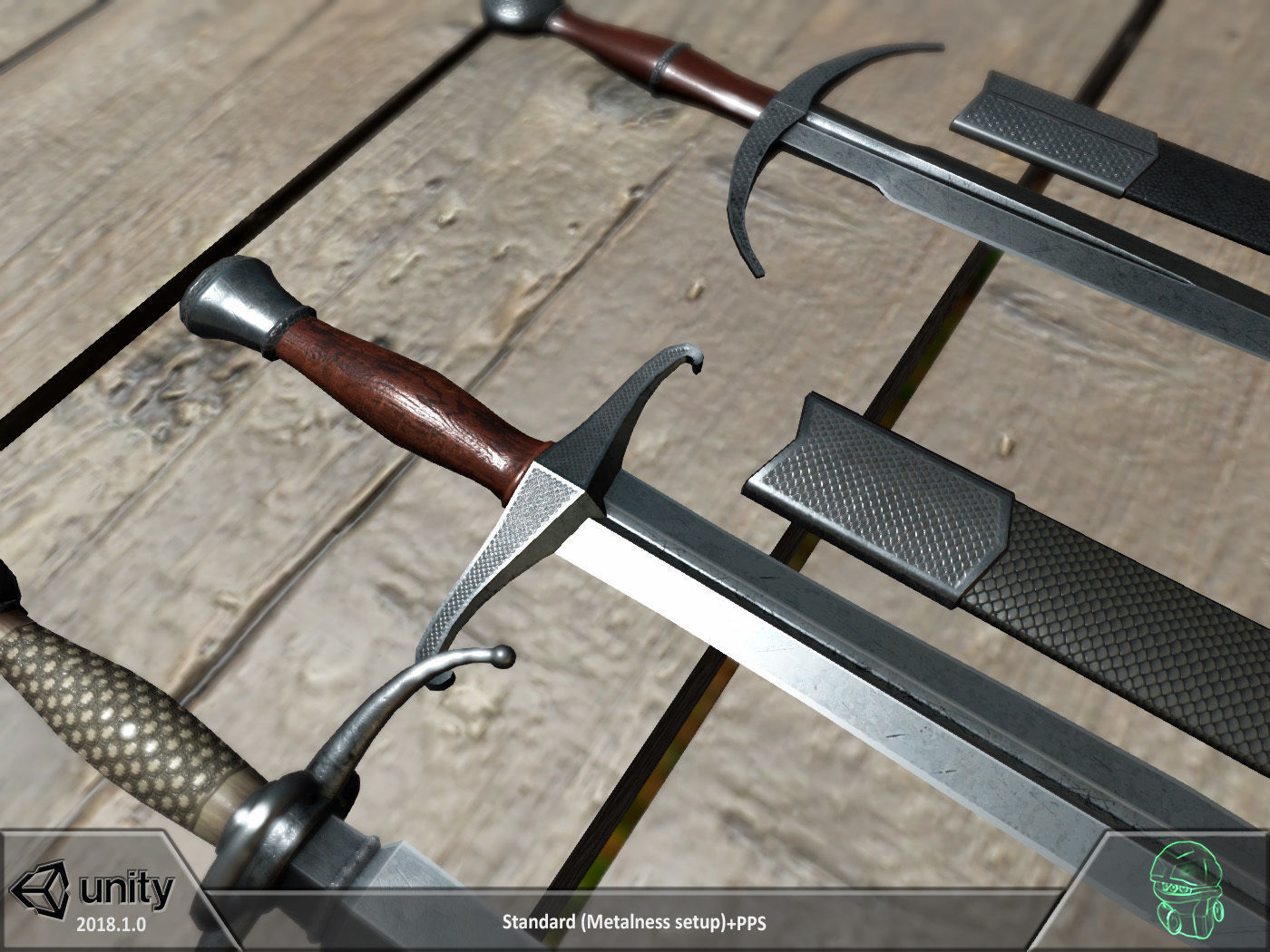 Daggers Pack free VR / AR / low-poly 3D model | CGTrader
