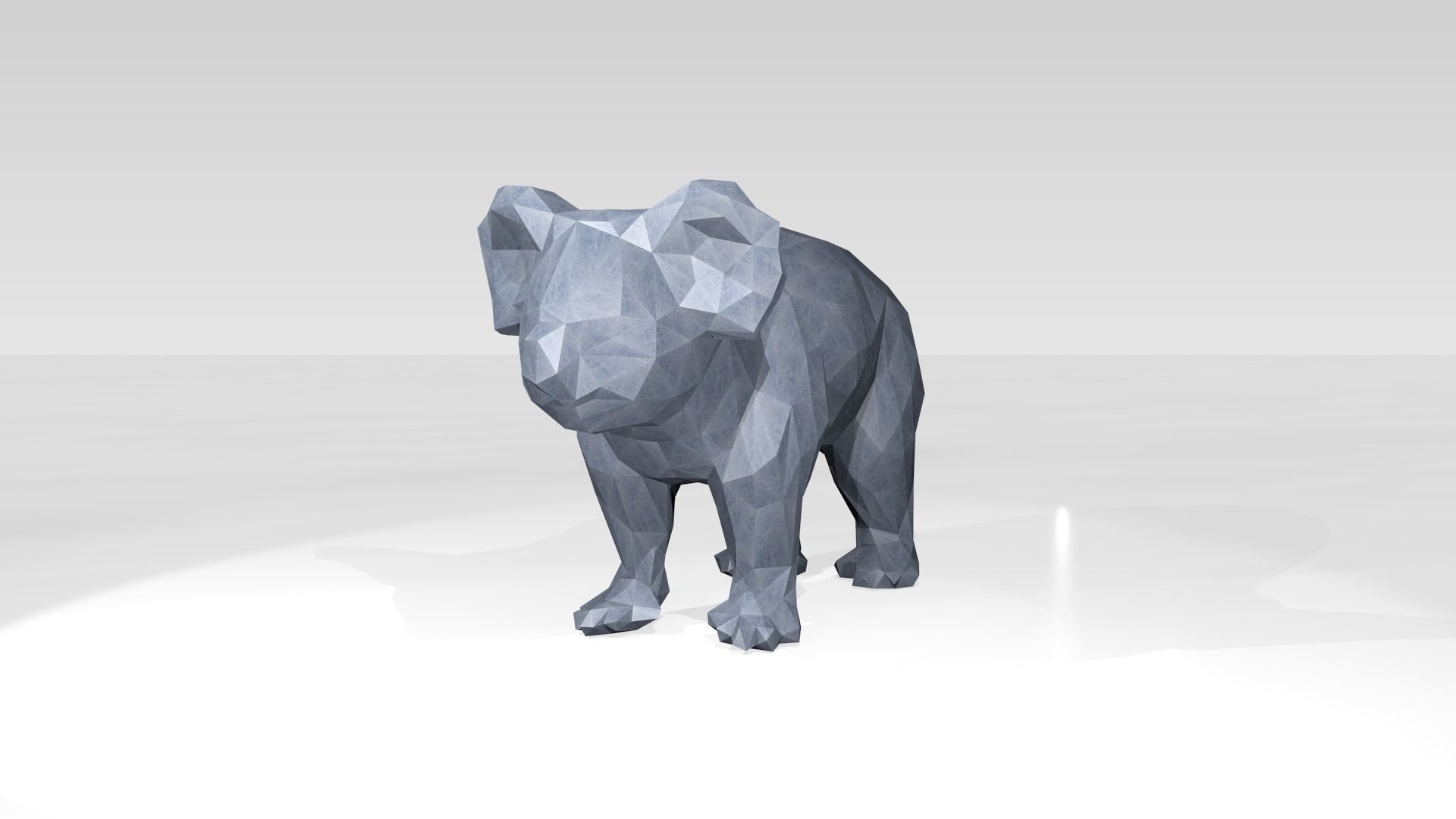 Koala Low Poligonal 3D model | CGTrader