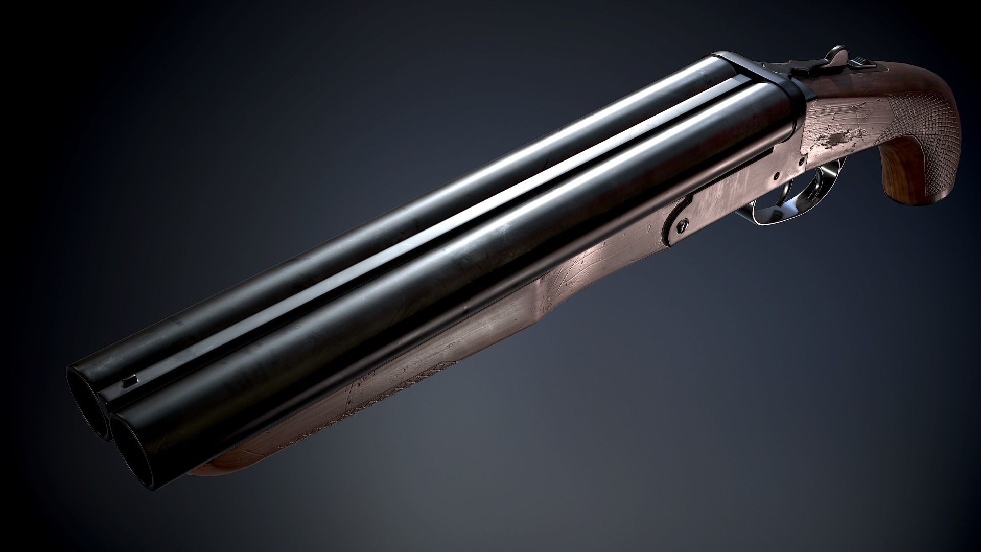 3D model Sawed Off PBR VR / AR / low-poly | CGTrader