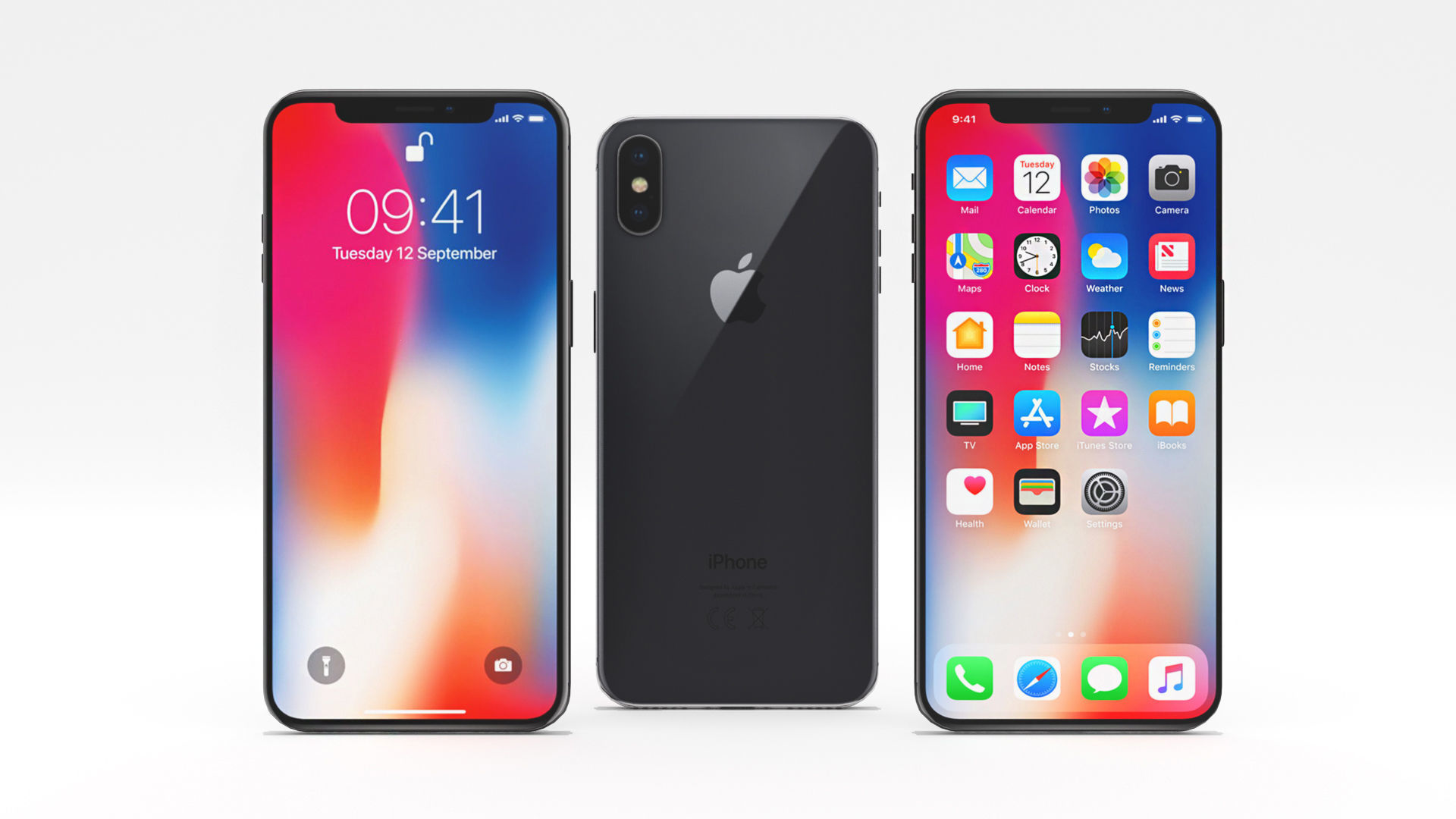 Apple iPhone X free VR / AR / low-poly 3D model | CGTrader