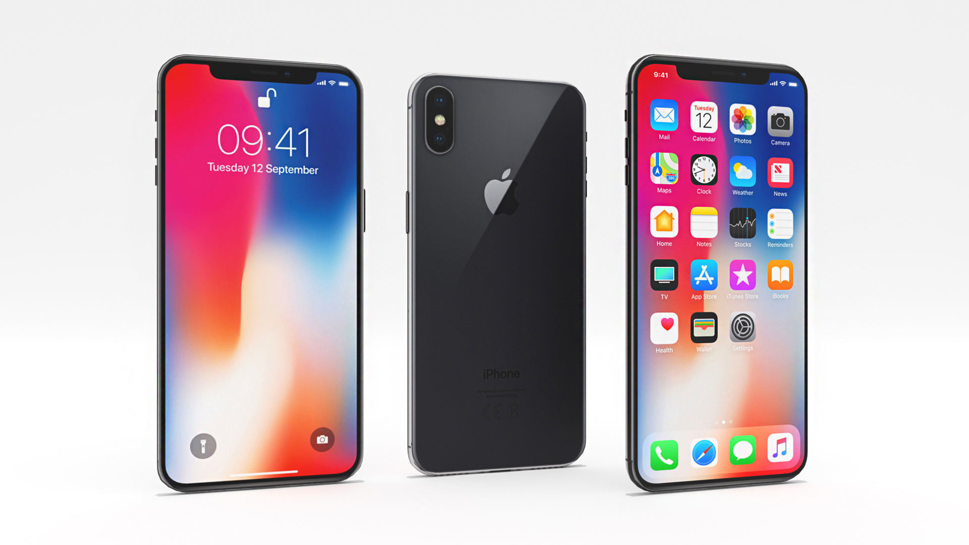 Apple iPhone X free VR / AR / low-poly 3D model | CGTrader