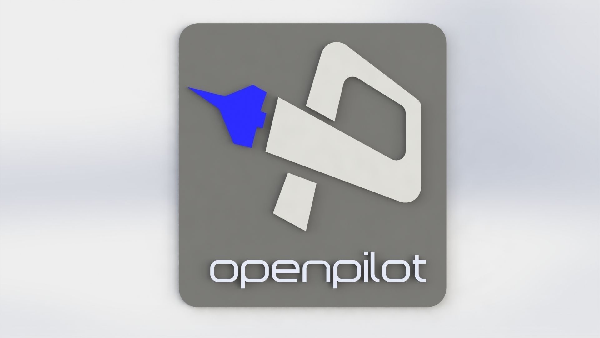 OpenPilot Logo free 3D Model .stl .sldprt .sldasm .slddrw - CGTrader.com