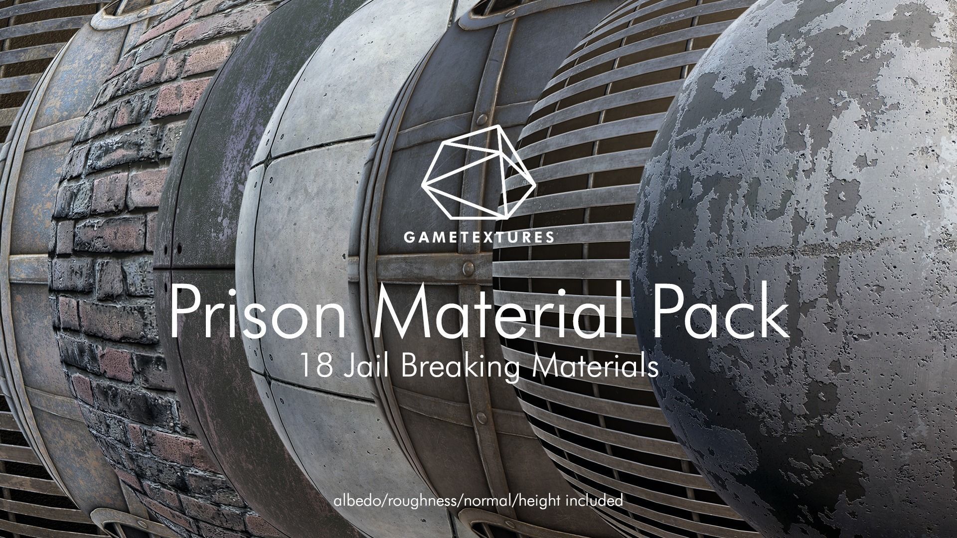 Prison Themed Material Pack by GameTextures Texture | CGTrader