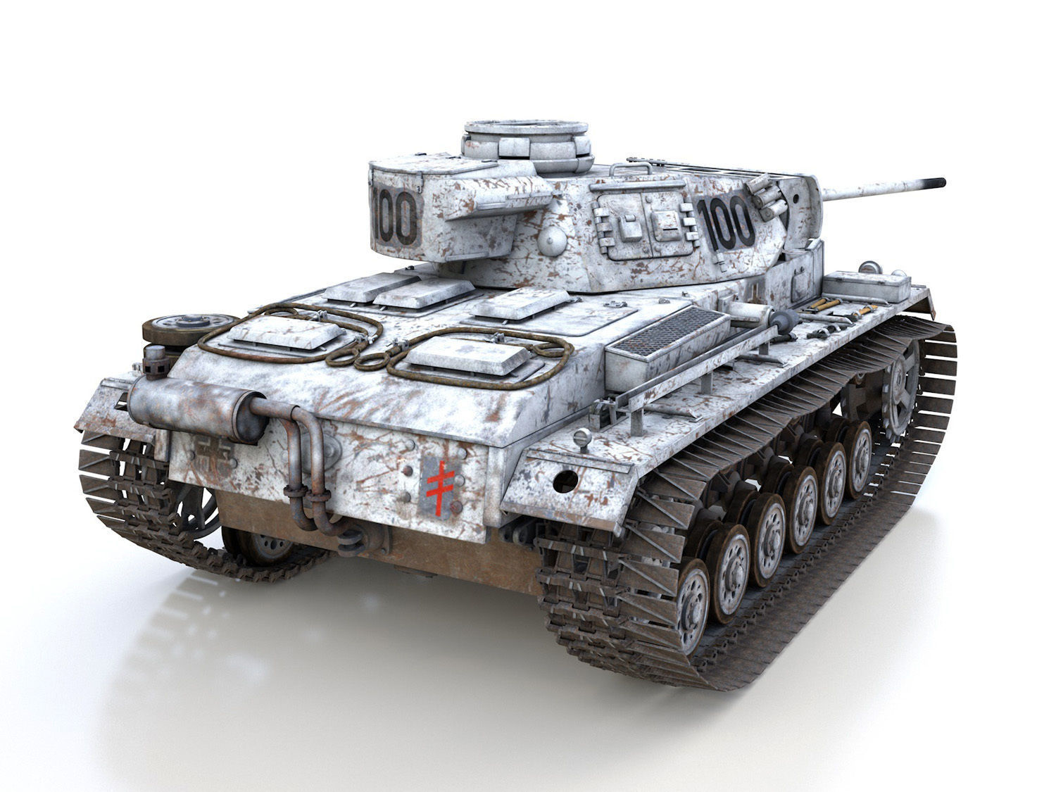 PzKpfw III - Panzer 3 - Ausf L - 100 3D model | CGTrader