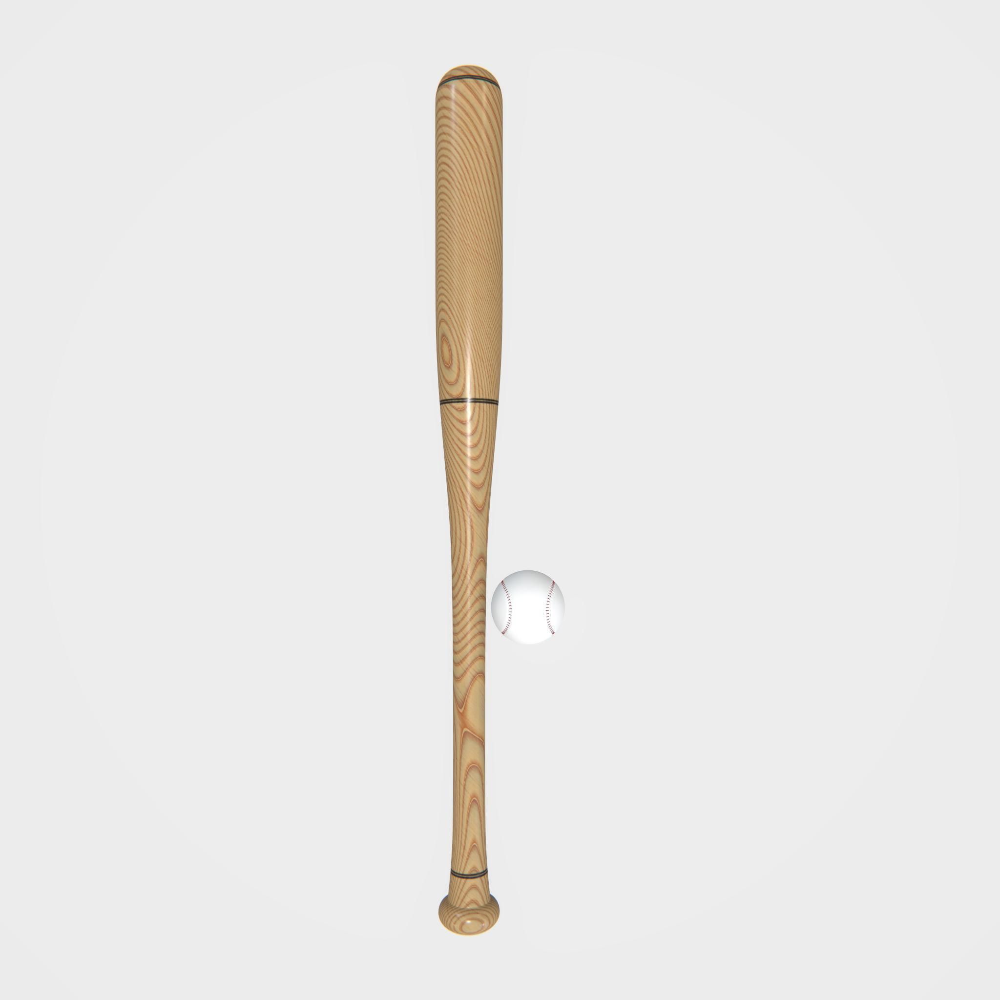 Highly detailed Baseball Bat PBR 3D model | CGTrader