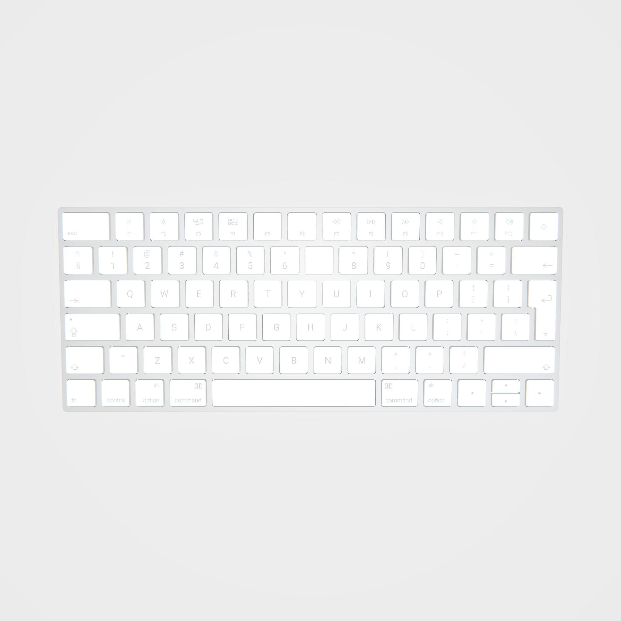 Highly detailed Apple Keyboard PBR 3D model | CGTrader