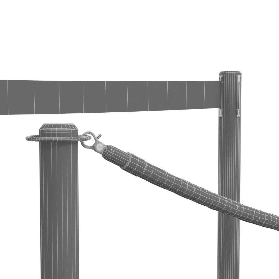 Alvarado Crowd Control 3D model | CGTrader