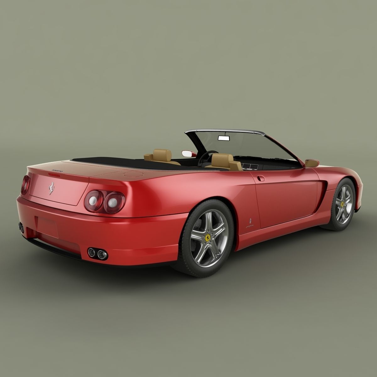 Ferrari 456 GT Convertible 3D model | CGTrader