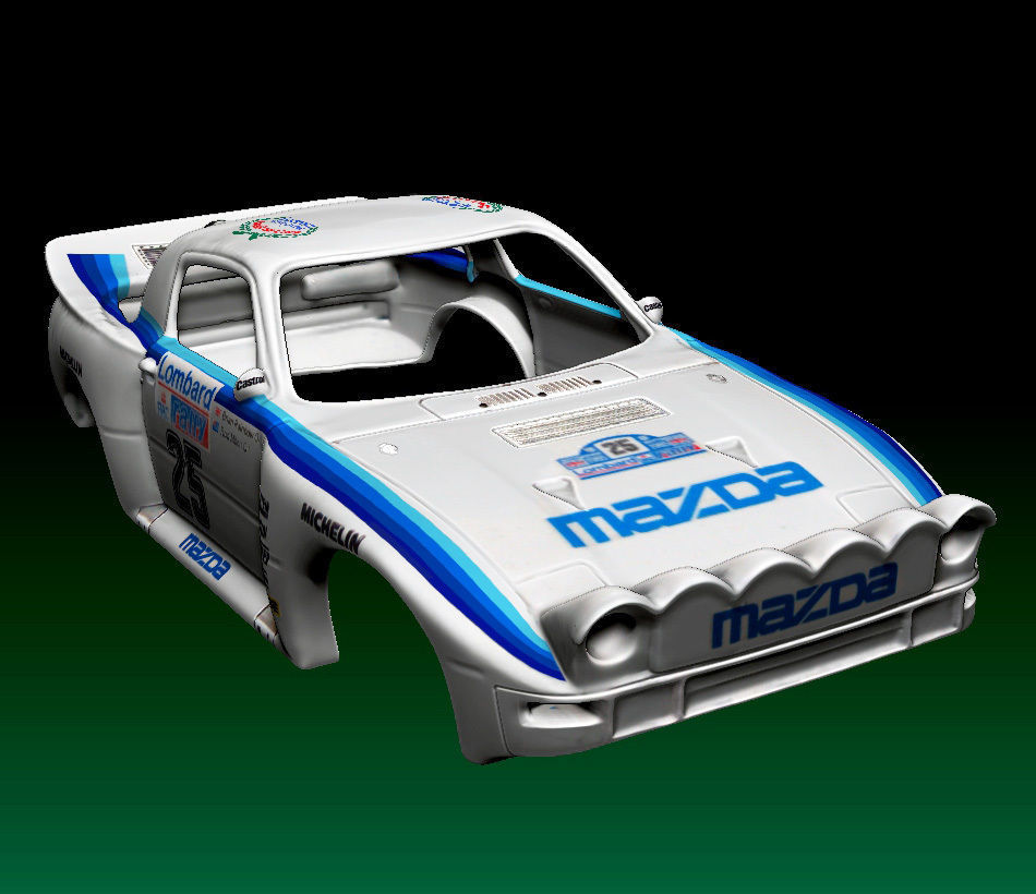 Mazda RX-7 3D model 3D printable | CGTrader